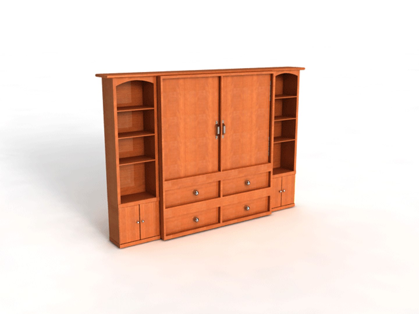 3ds Max Murphy Wall Bed Furniture