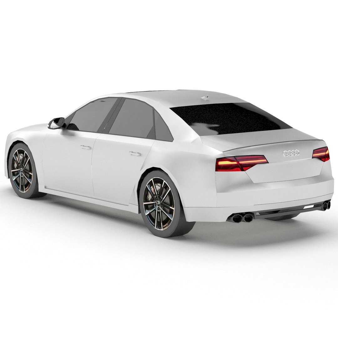 3d Audi S8 Model