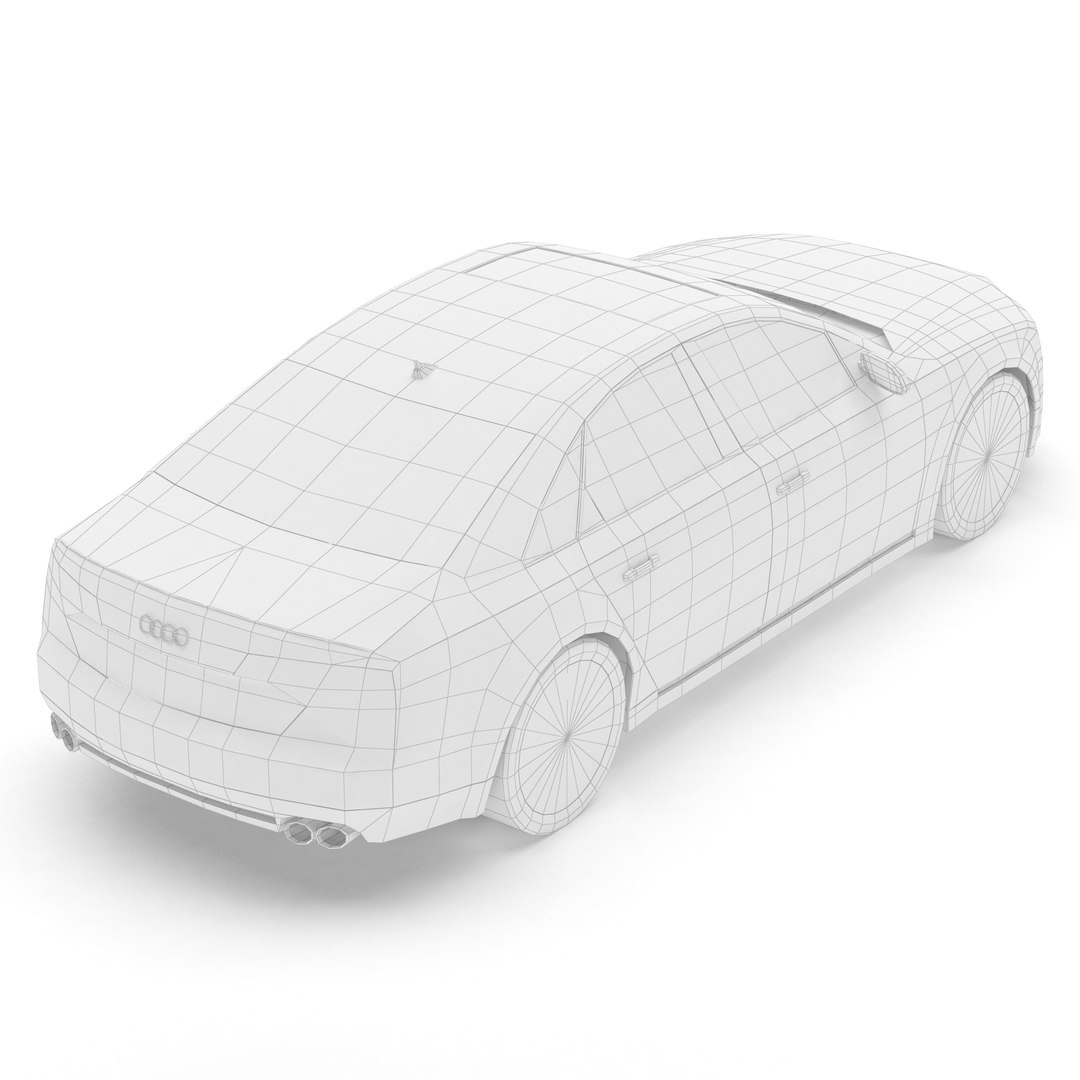 3d Audi S8 Model