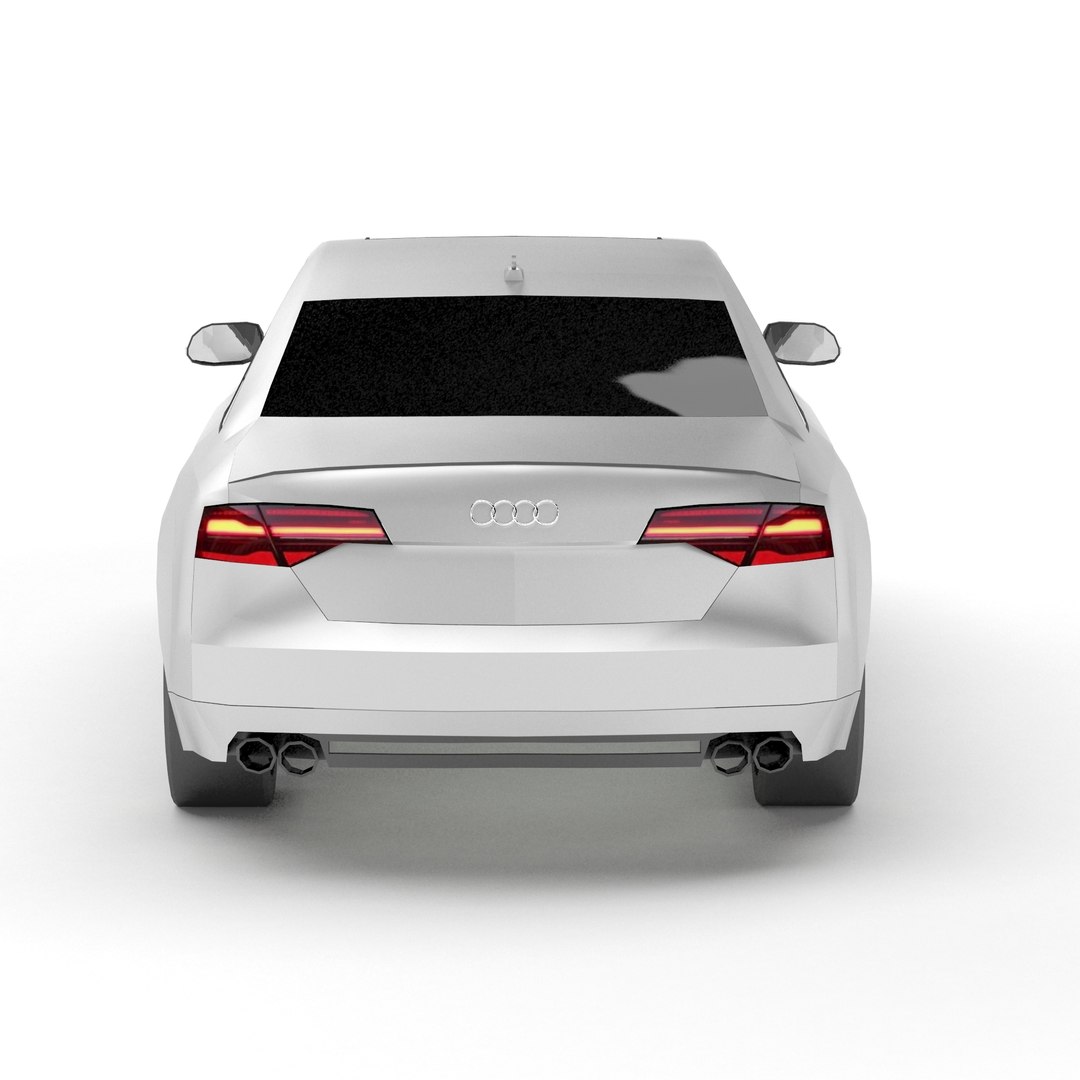 3d Audi S8 Model