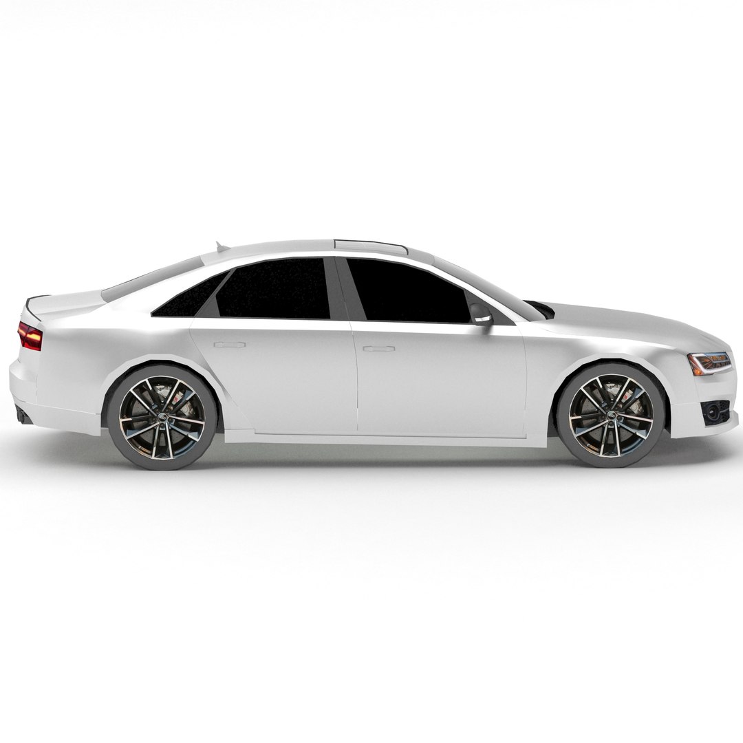 3d Audi S8 Model