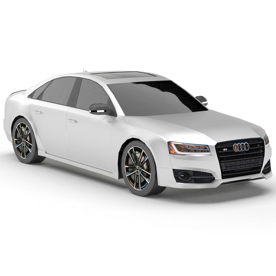 3d Audi S8 Model