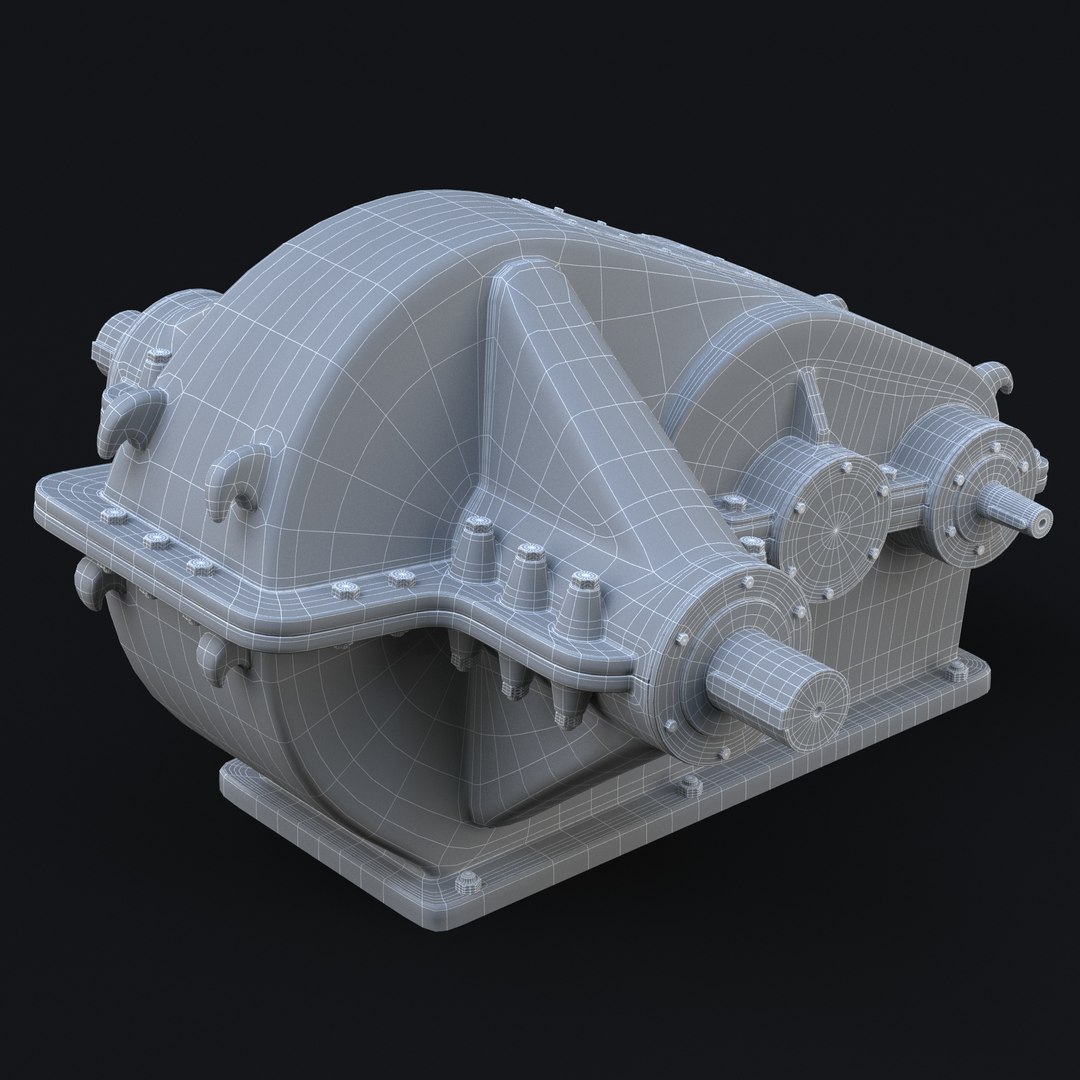 Reduction Gear Unit 3D Model - TurboSquid 1333871
