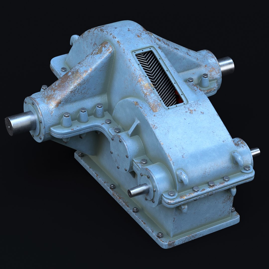 Reduction Gear Unit 3D Model - TurboSquid 1333871