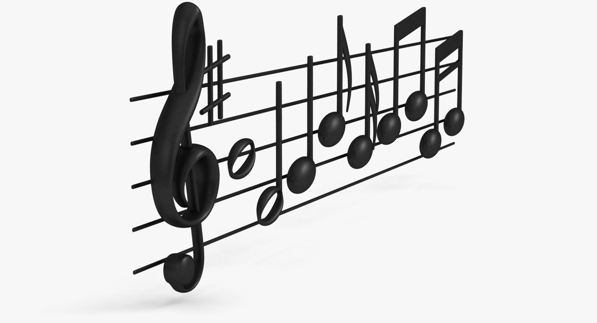 3D Model Musical Notes - TurboSquid 1248498