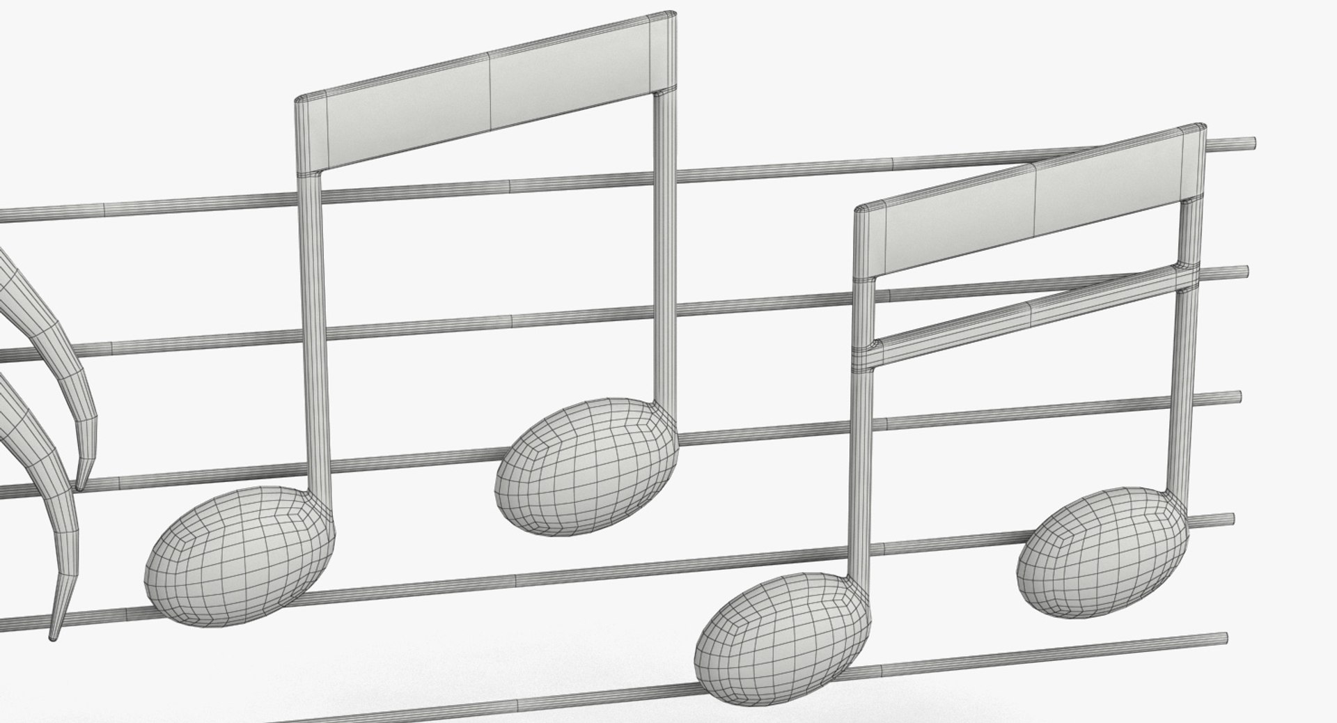 3D Model Musical Notes - TurboSquid 1248498