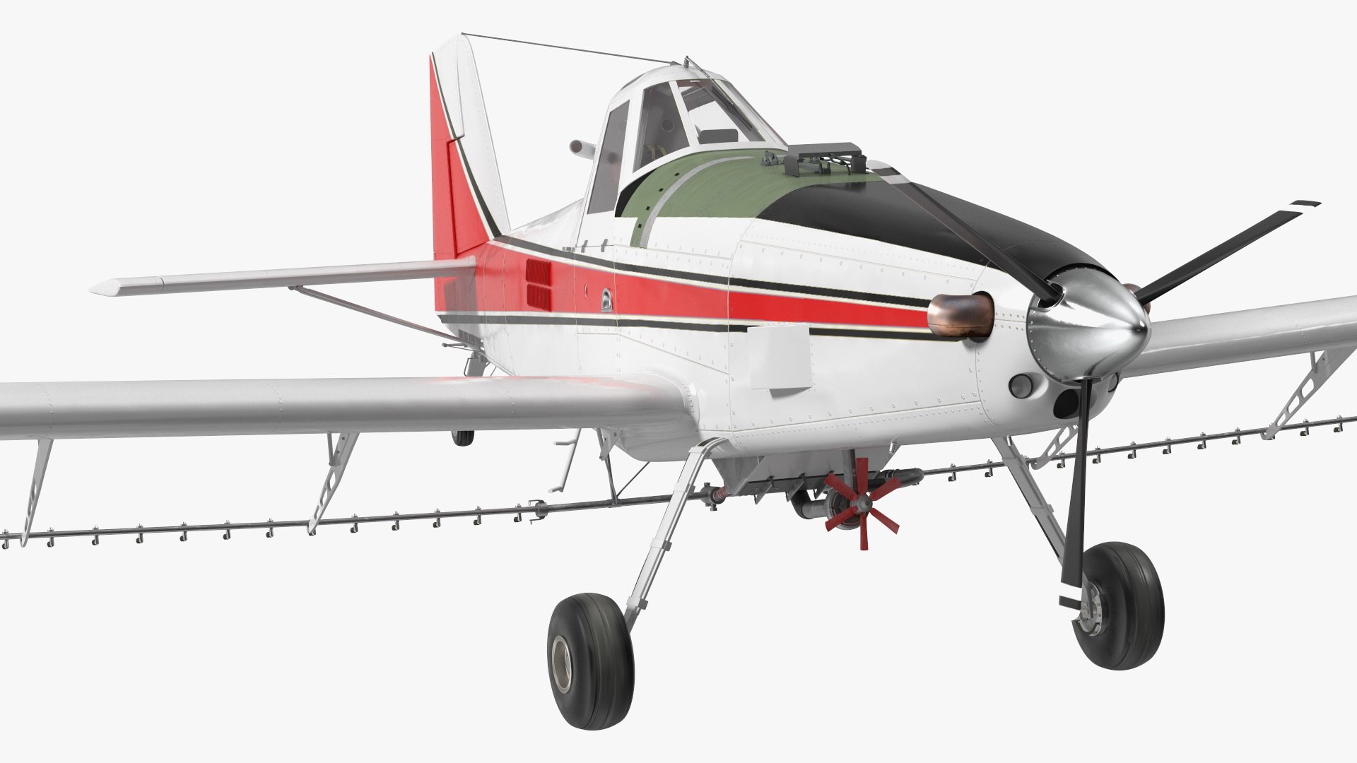 3D Agricultural Aircraft White Rigged For Cinema 4D - TurboSquid 2282264