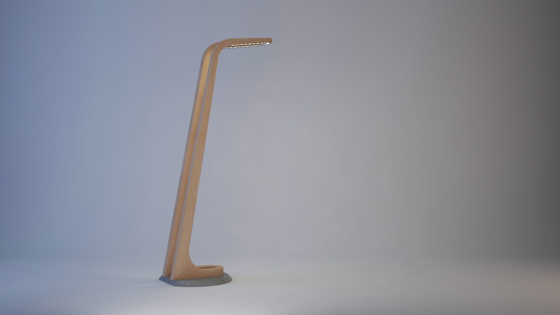 Wooden High-Lamp model - TurboSquid 2033240