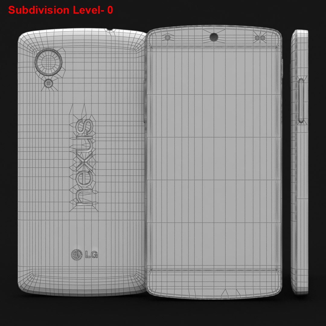 3d lg google nexus 5 model