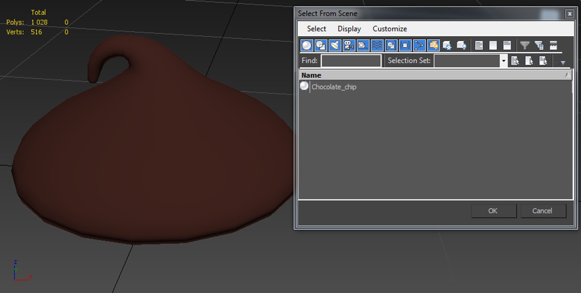 Chocolate Chip 3D Model - TurboSquid 1875727