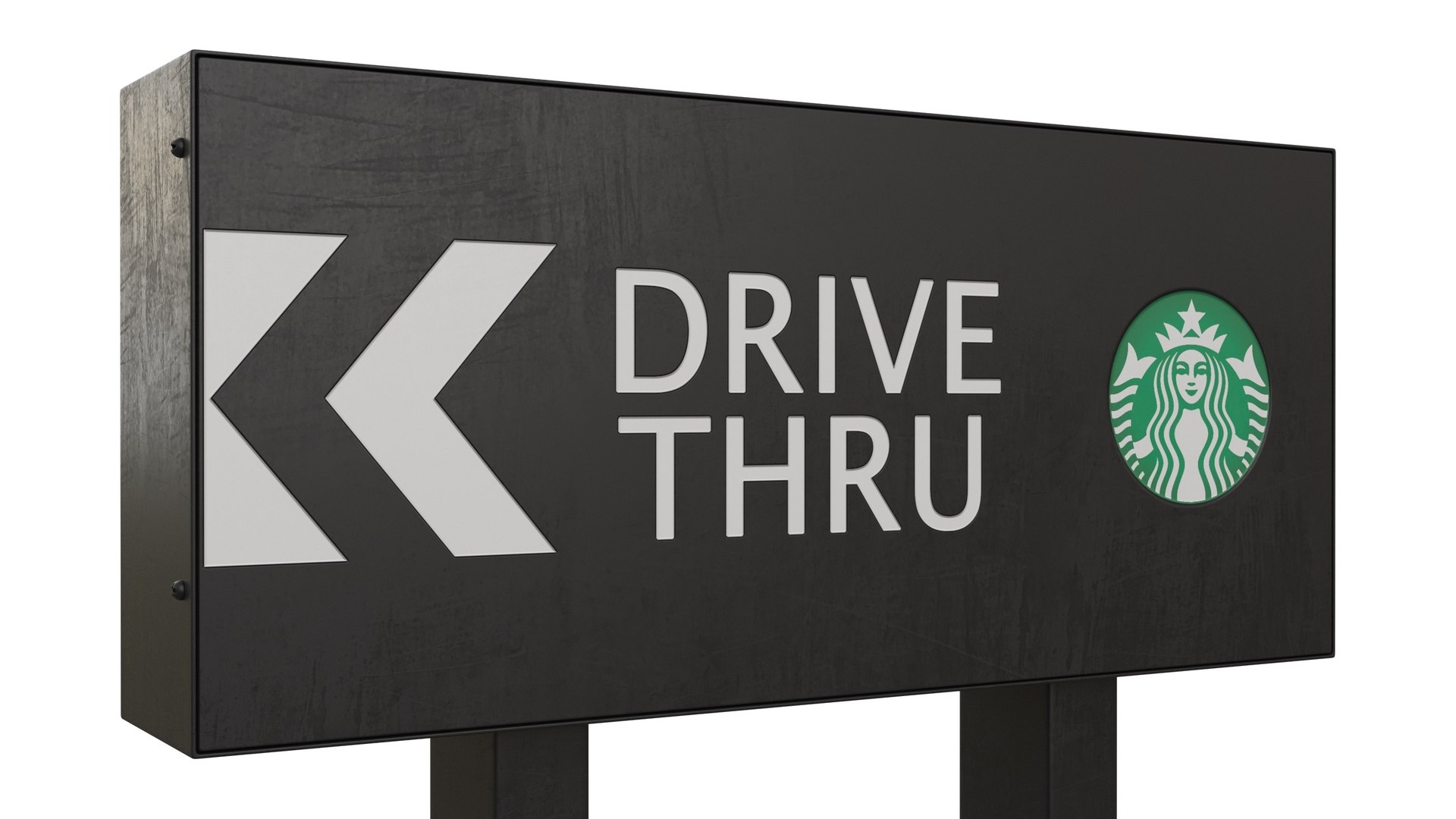 3D Starbucks Signs Collection Model - TurboSquid 2299542