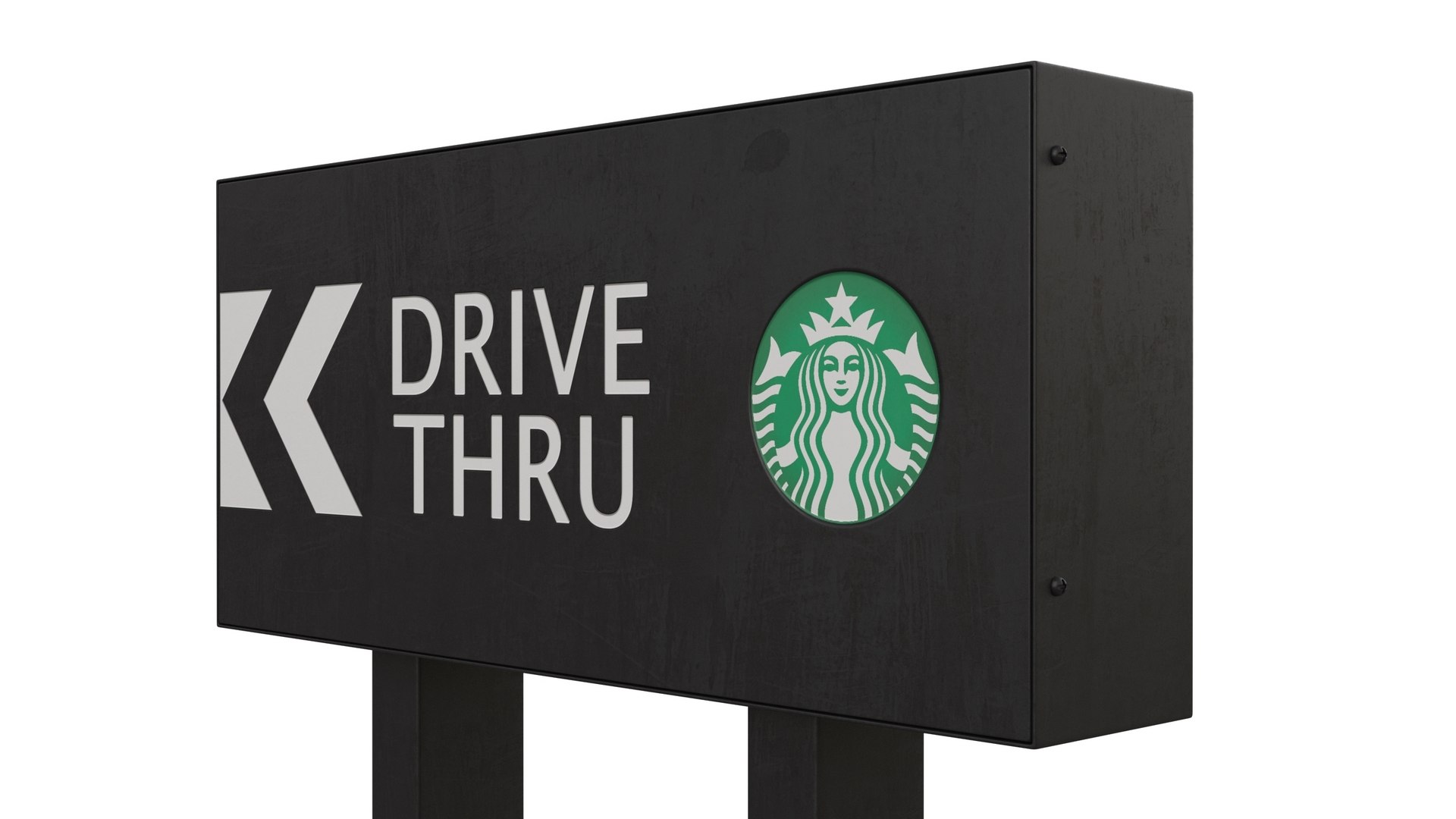 3D Starbucks Signs Collection Model - TurboSquid 2299542