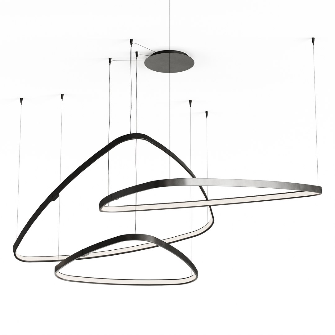 Triangle Pendant Lamp By LuxLucia Casa 3D Model - TurboSquid 1904942