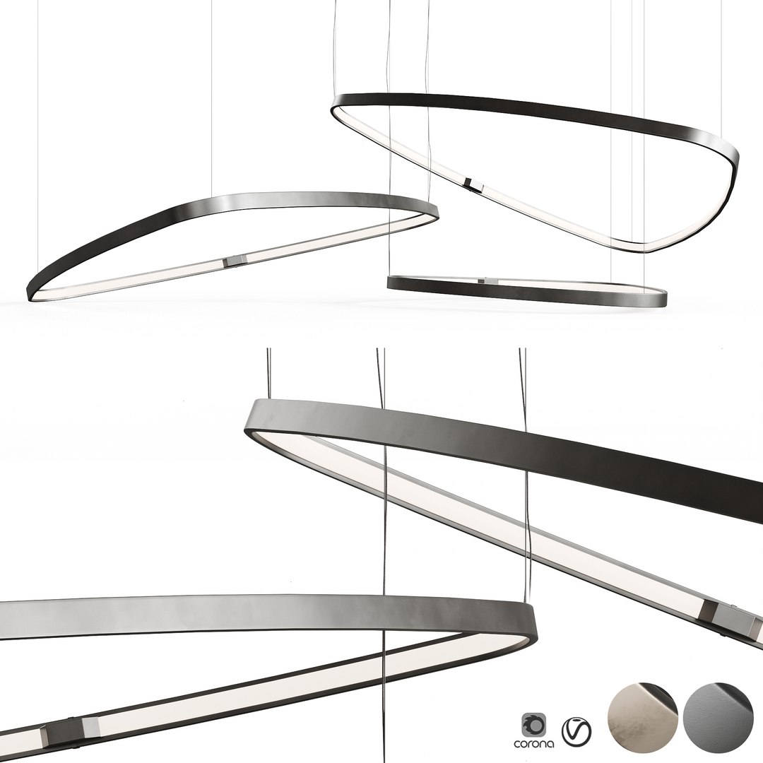 Triangle Pendant Lamp By LuxLucia Casa 3D Model - TurboSquid 1904942