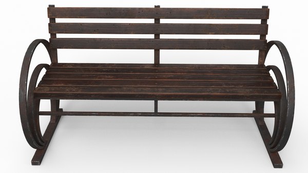 modelo 3d Desgastado en banco - TurboSquid 1882434