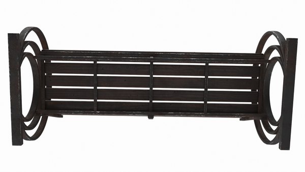 modelo 3d Desgastado en banco - TurboSquid 1882434