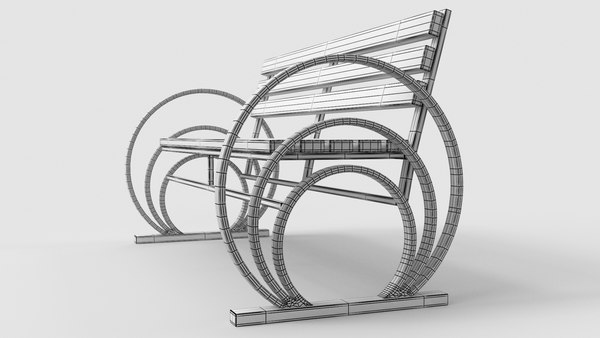 modelo 3d Desgastado en banco - TurboSquid 1882434