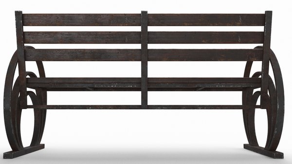 modelo 3d Desgastado en banco - TurboSquid 1882434