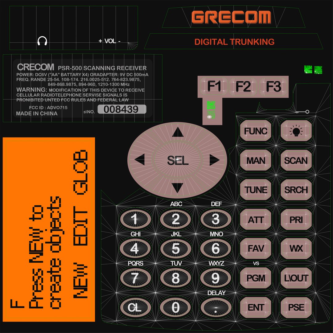 Handheld Scanner Gre Psr500 3d 3ds