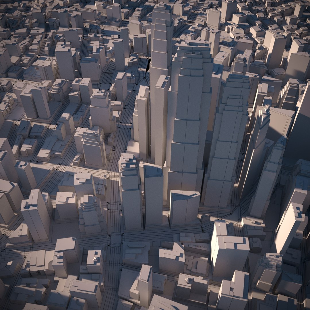 3D City Cityscape Model - TurboSquid 1407864