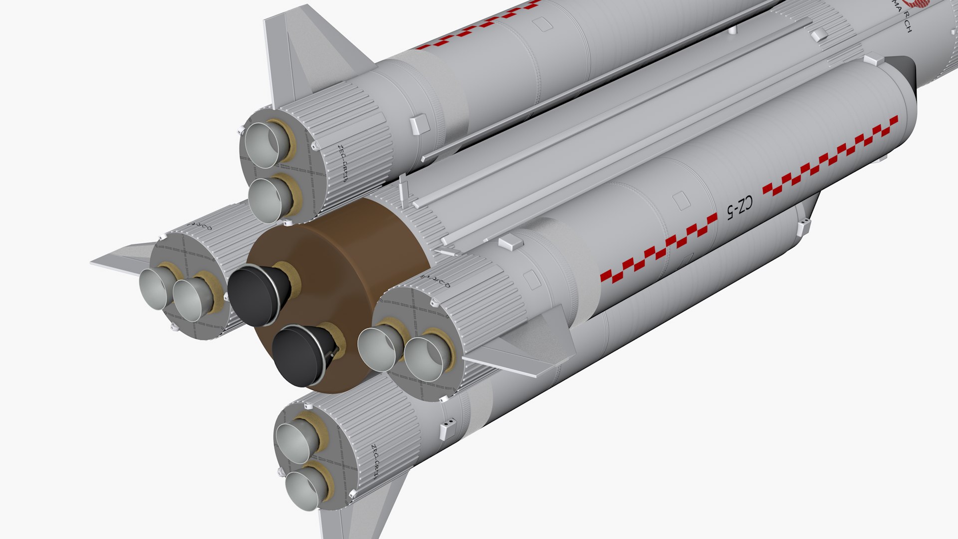 Long March 5 3D - TurboSquid 1860361