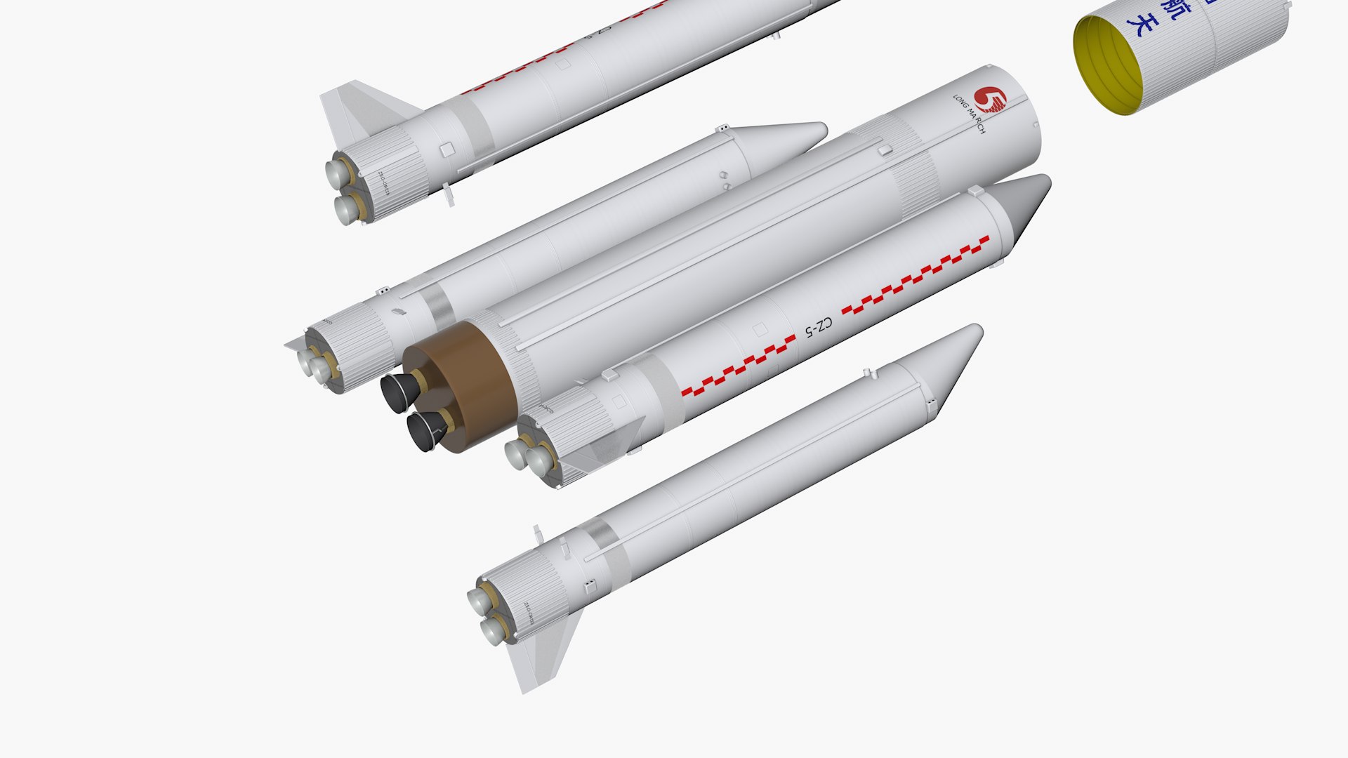 Long March 5 3D - TurboSquid 1860361