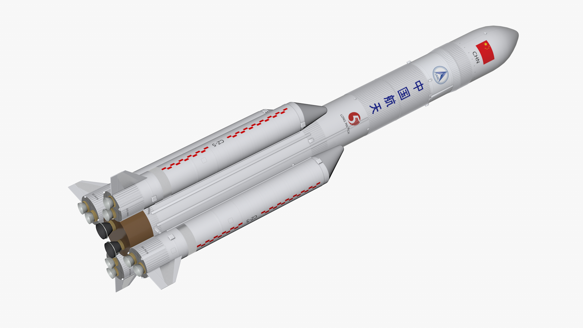 Long March 5 3D - TurboSquid 1860361