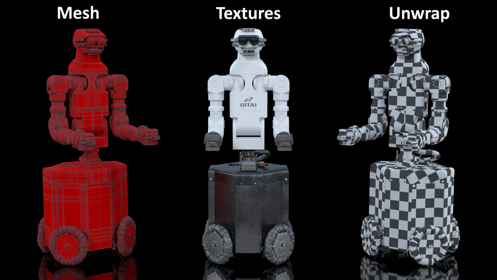 3D GITAI G1 Robot Rigged Model - TurboSquid 1944771