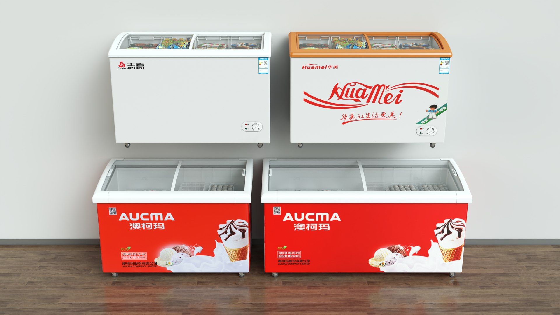 3D Model Freezer Refrigerator - TurboSquid 2138827