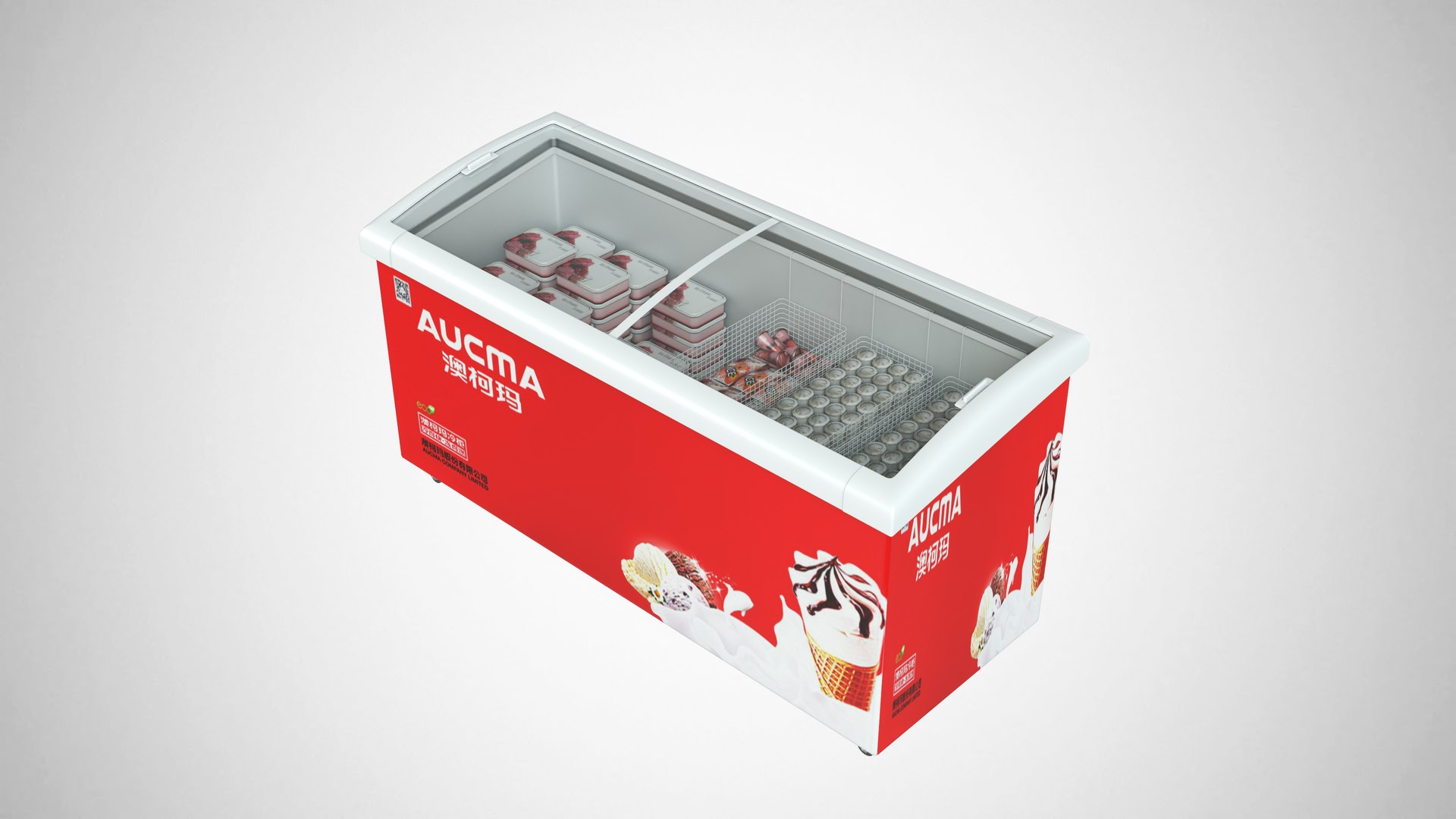 3D Model Freezer Refrigerator - TurboSquid 2138827