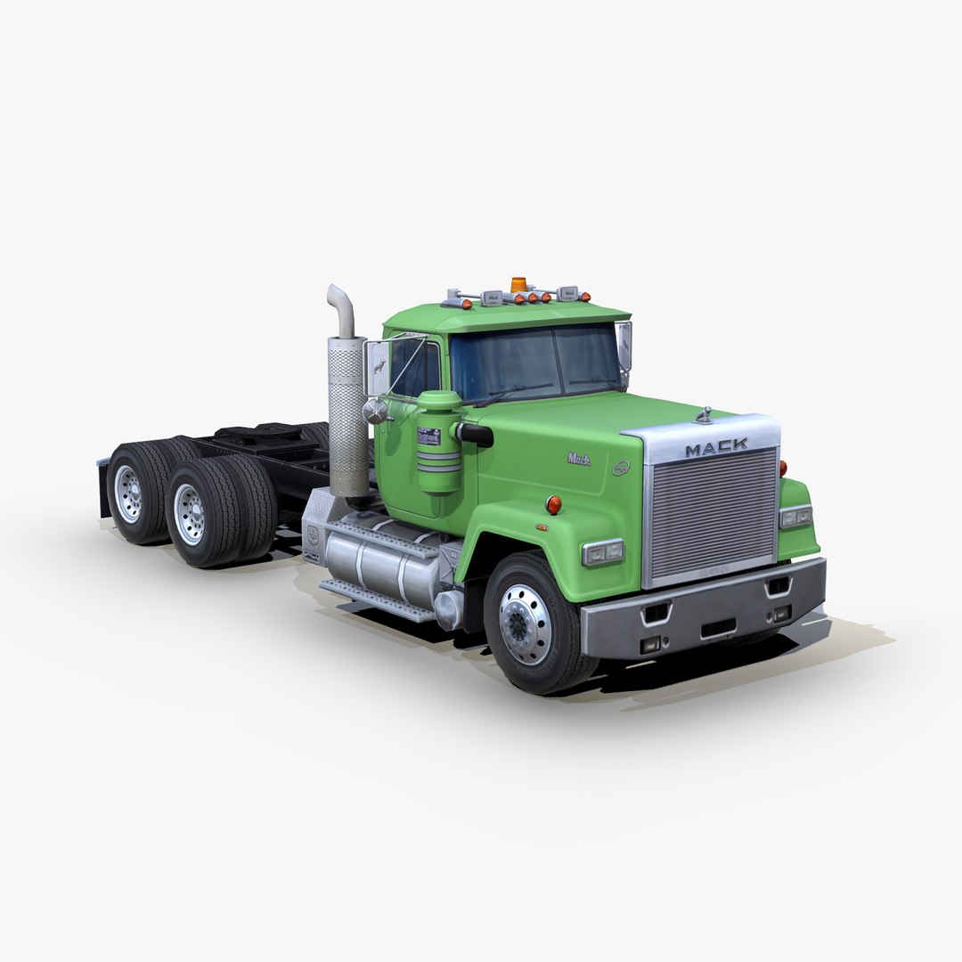 Mack RW600 Superliner Semi Truck 1988 3D Model - TurboSquid 1868560