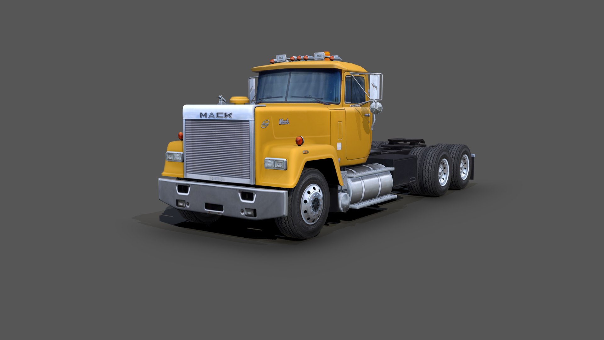 Mack RW600 Superliner Semi Truck 1988 3D Model - TurboSquid 1868560