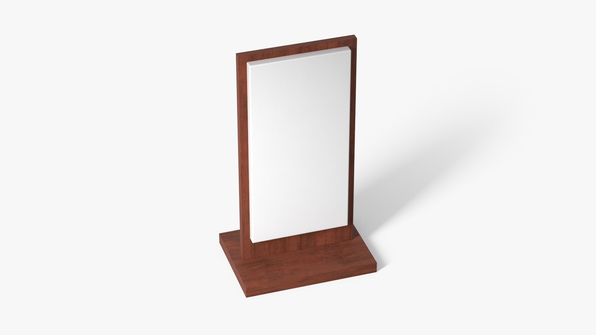 3D Wooden Standing Board Model - TurboSquid 2316697