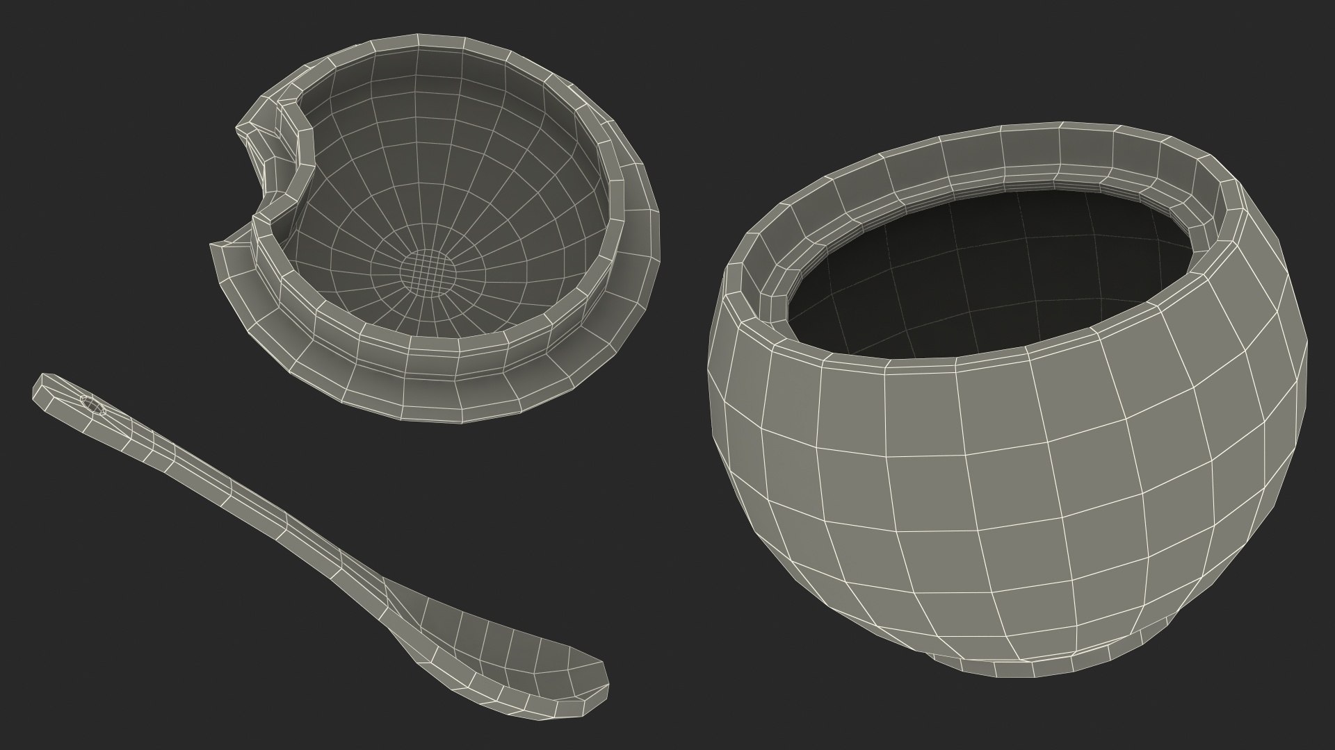 Sugar Bowl Green 3D model - TurboSquid 1942129