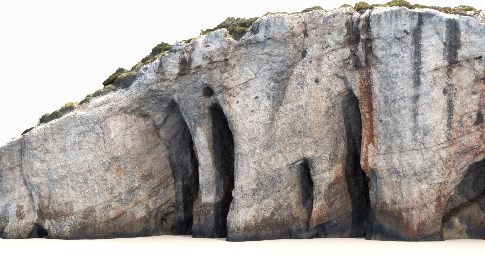 3D model mediterranean cliff - TurboSquid 1210543