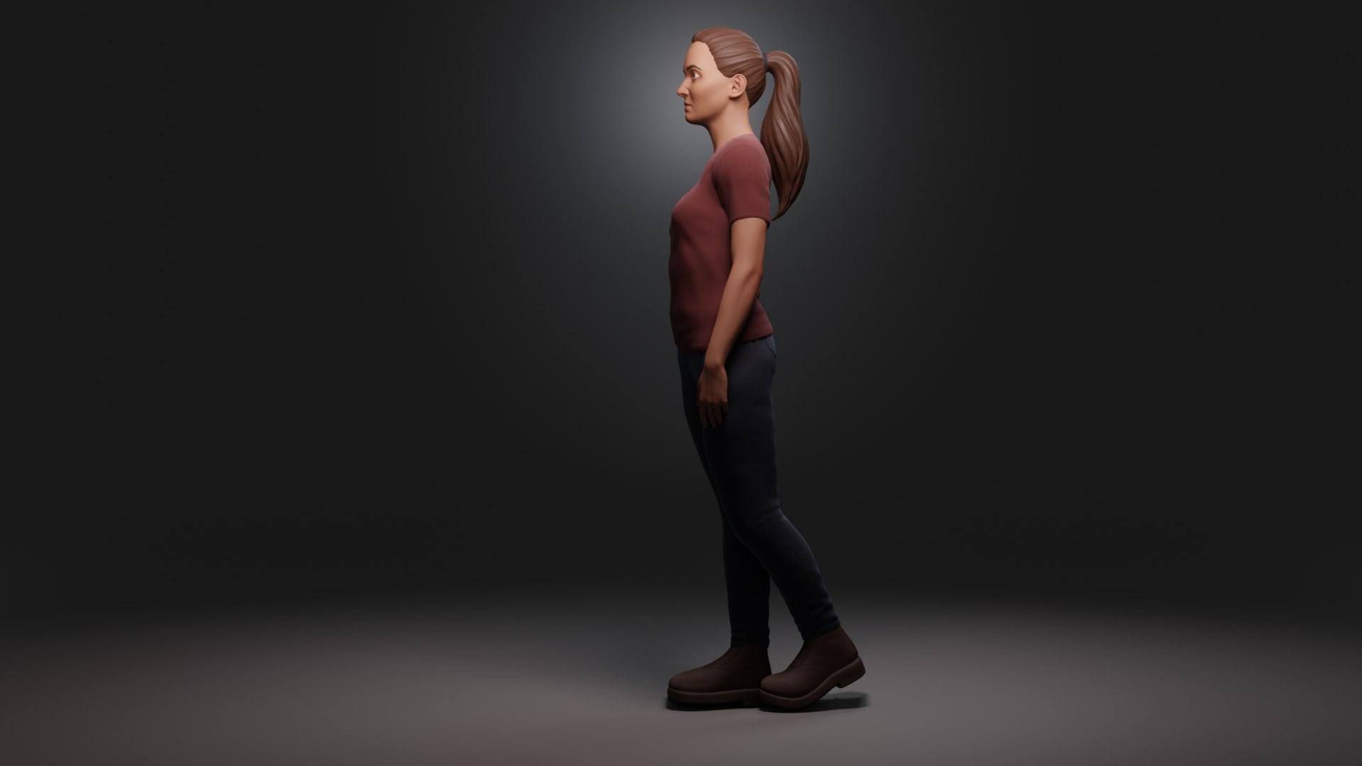 Female Stylized Rigged 3D Model - TurboSquid 2055276