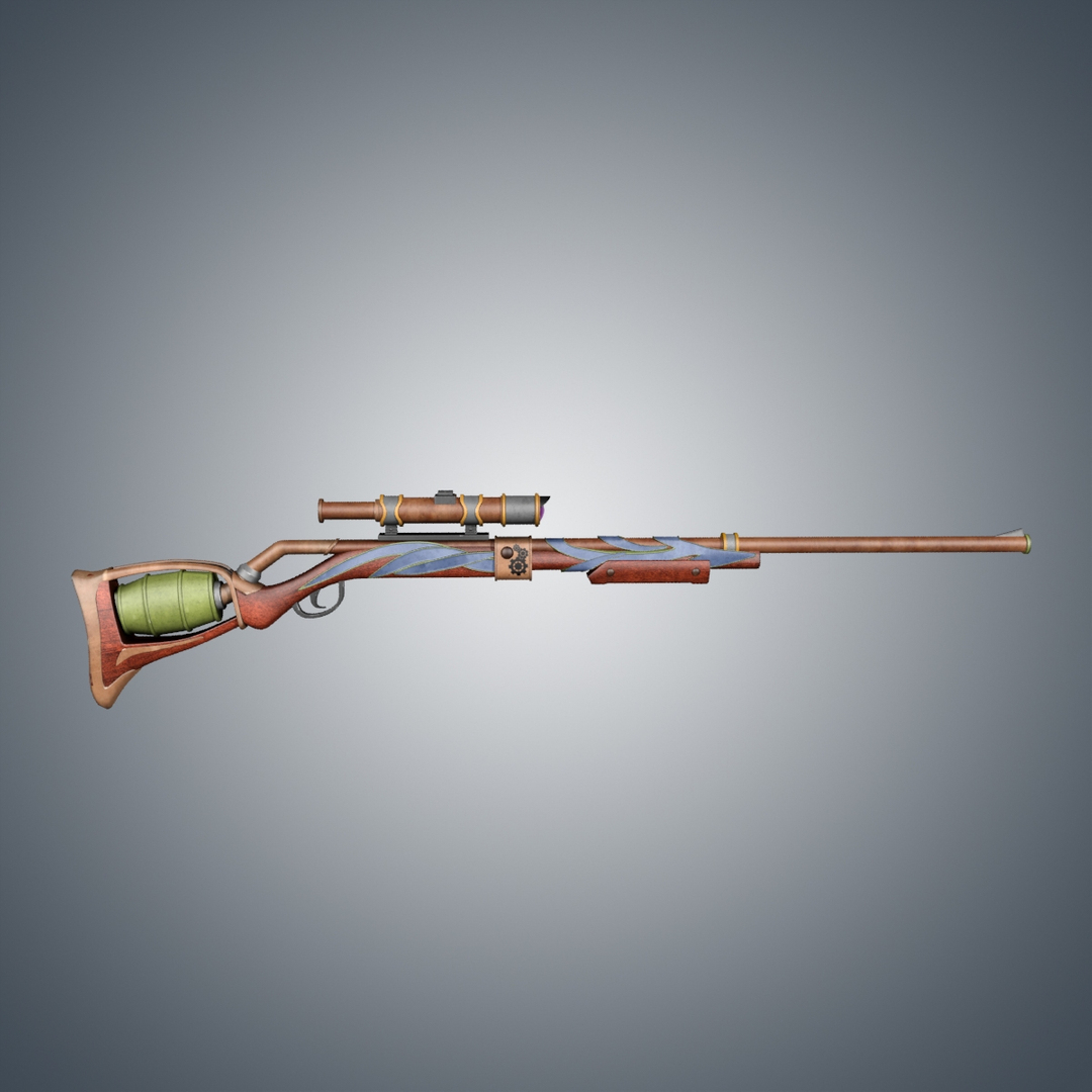 Steampunk Bolt Action Rifle