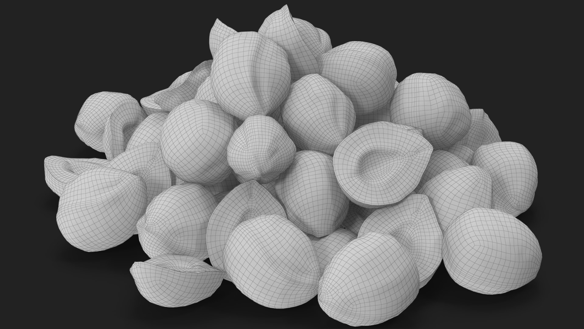 Hazelnuts 9 3D Model - TurboSquid 1847399