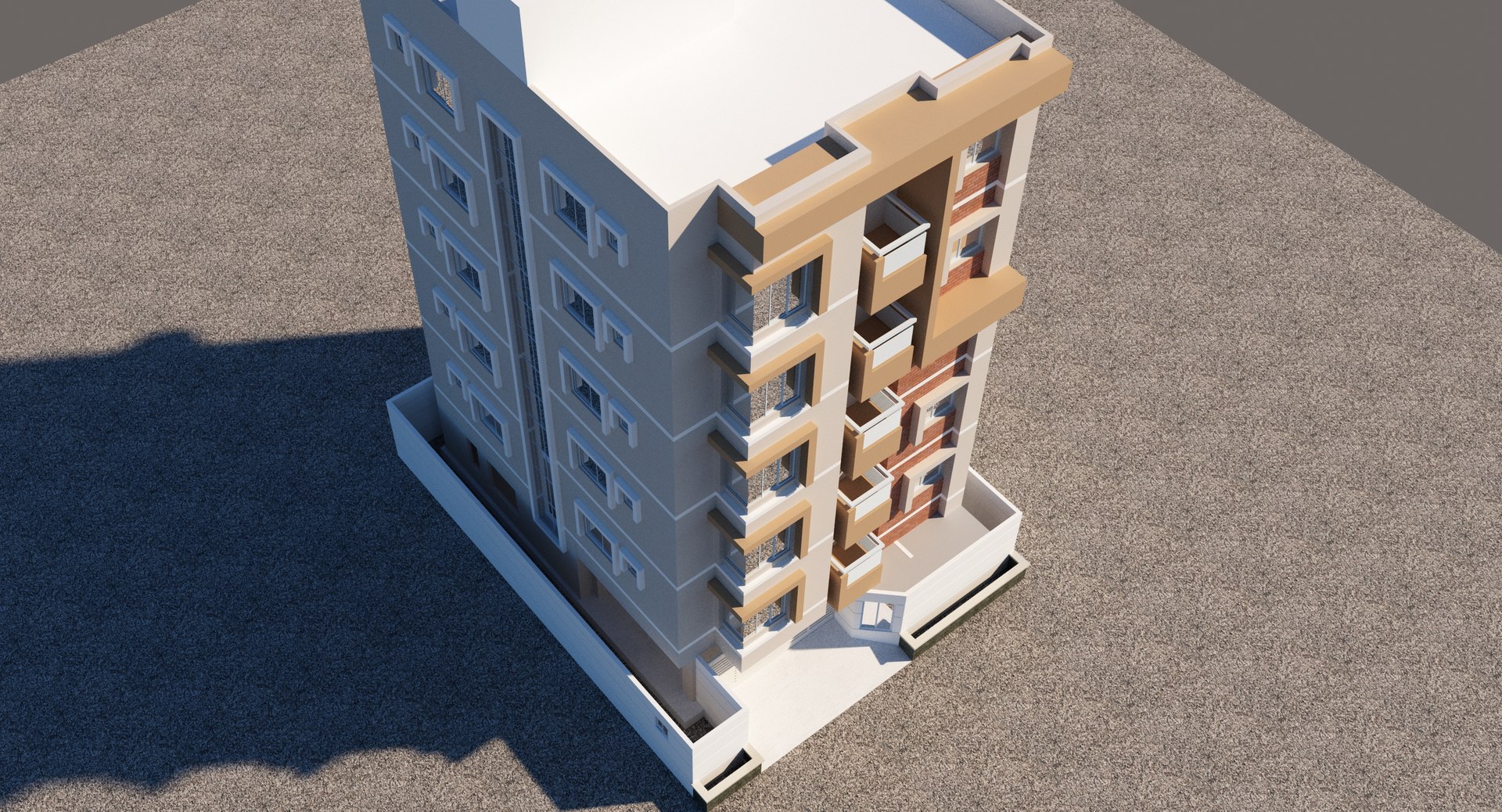 3D Residential Building Architectural - TurboSquid 1565067