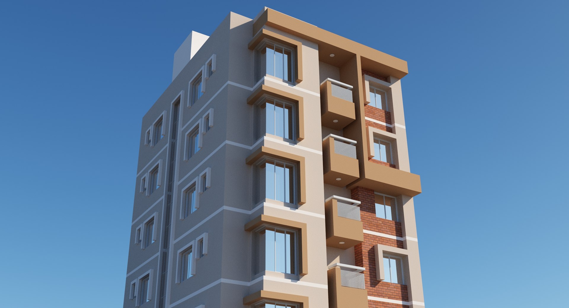 3D Residential Building Architectural - TurboSquid 1565067