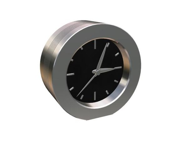 maya chrome clock