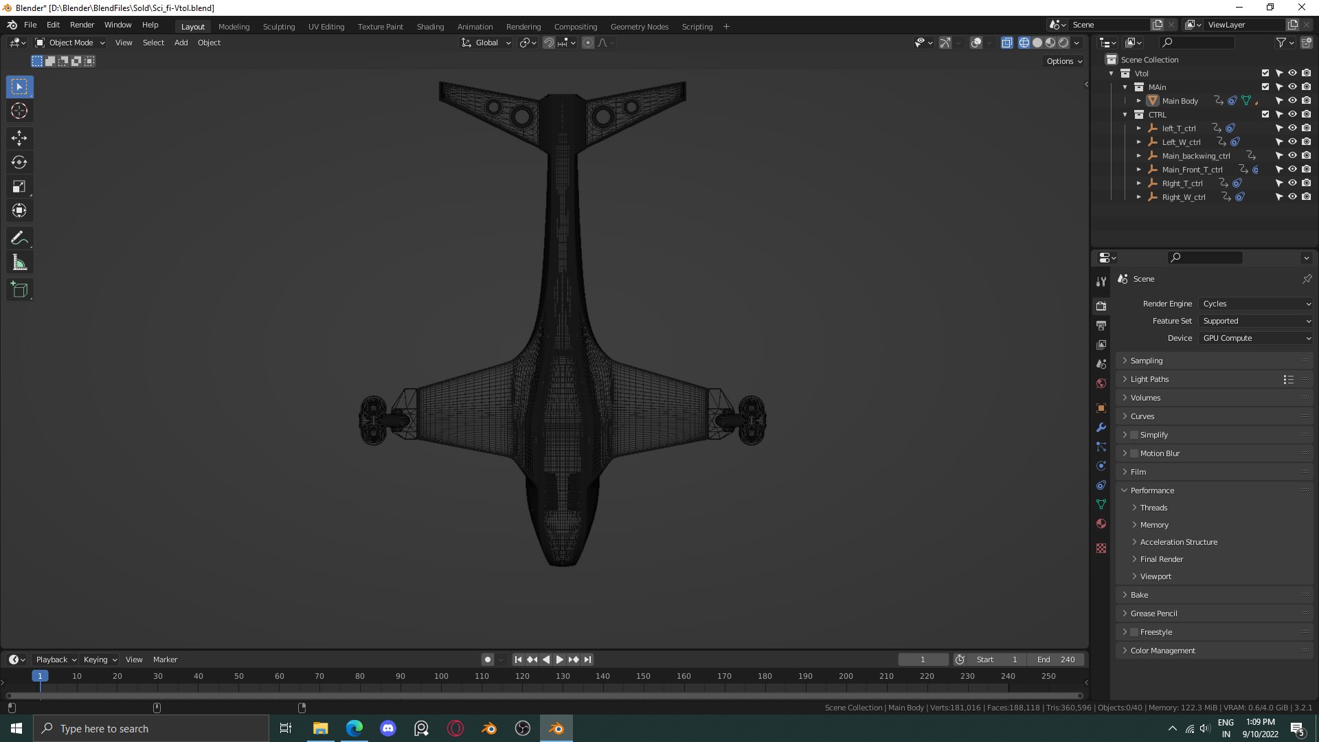 3D Scifi VTOL Aircraft - TurboSquid 1956392