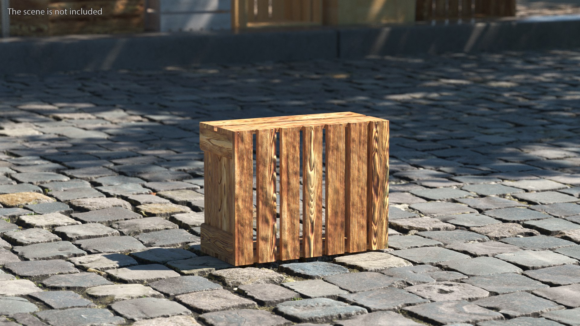 Scorched Wooden Packaging Of Boards Low Small 3D Model - TurboSquid 1988231