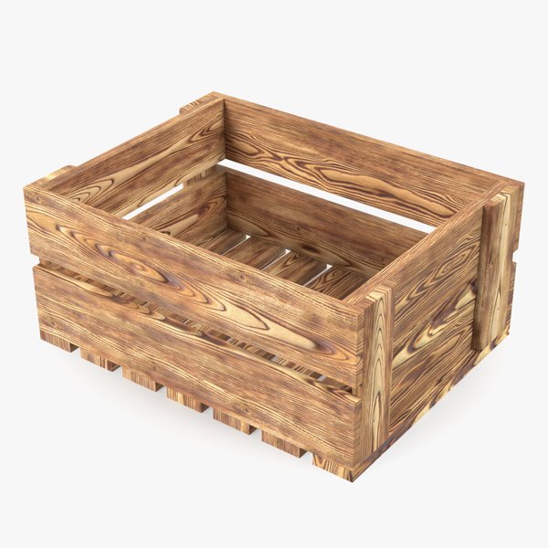 Scorched Wooden Packaging of Boards Low Small 3D model - TurboSquid 1988231