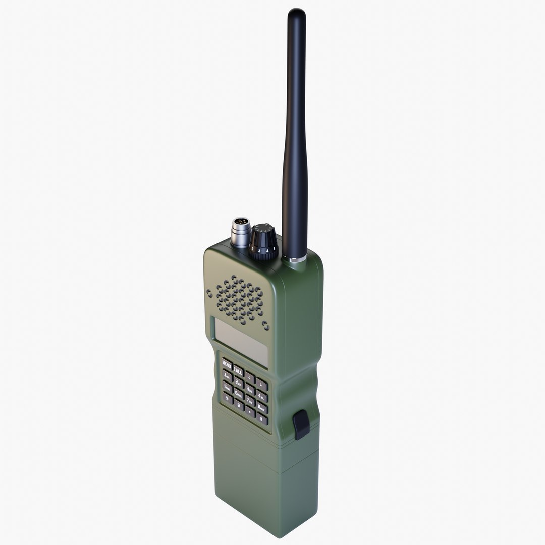 Military Walkie Talkie 3D Model - TurboSquid 2046416