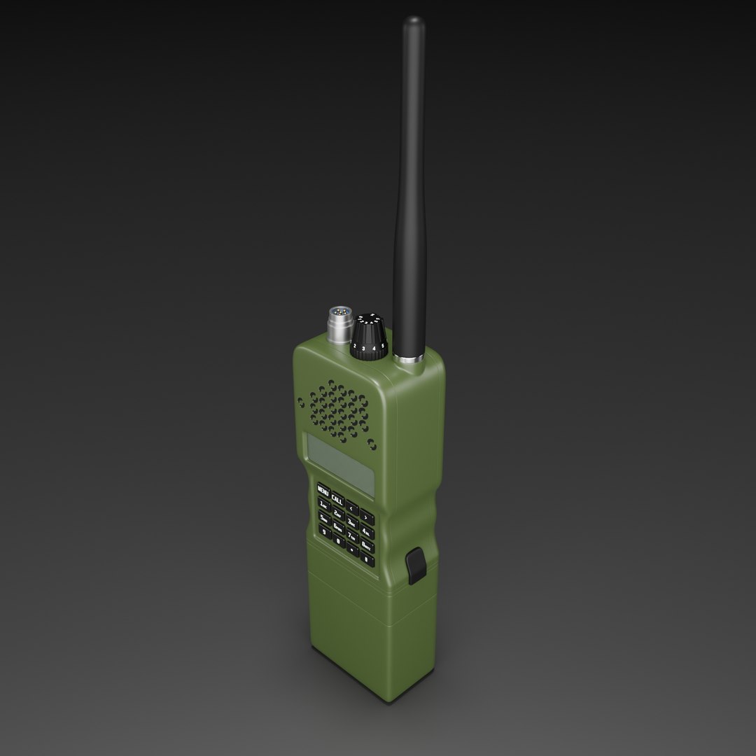 Military Walkie Talkie 3D model - TurboSquid 2046416