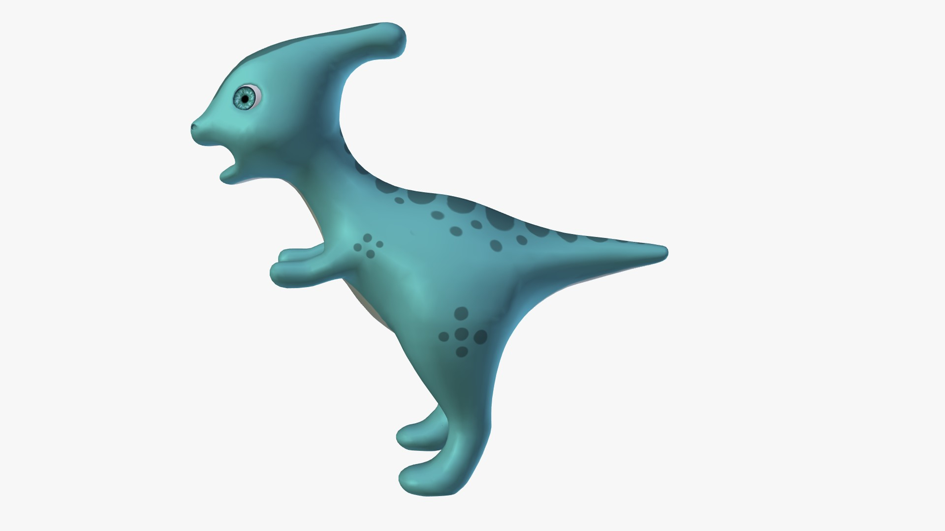 3D Cartoon Baby Parasaurolophus Model - TurboSquid 1508068