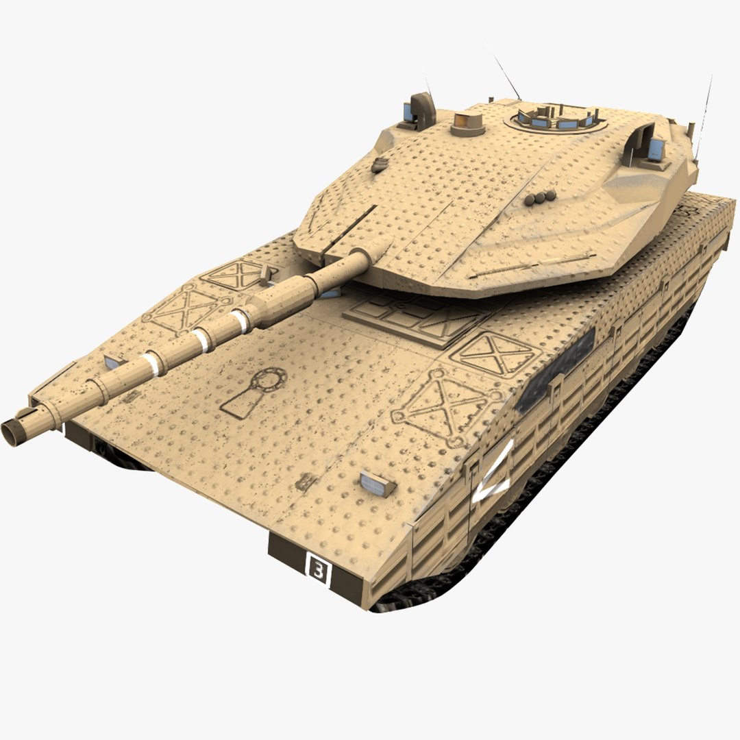 Merkava 4K 3D model - TurboSquid 1886157
