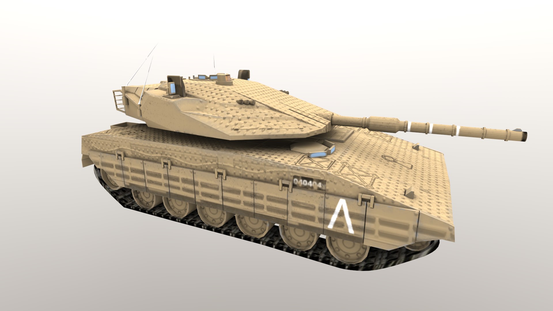 Merkava 4K 3D Model - TurboSquid 1886157