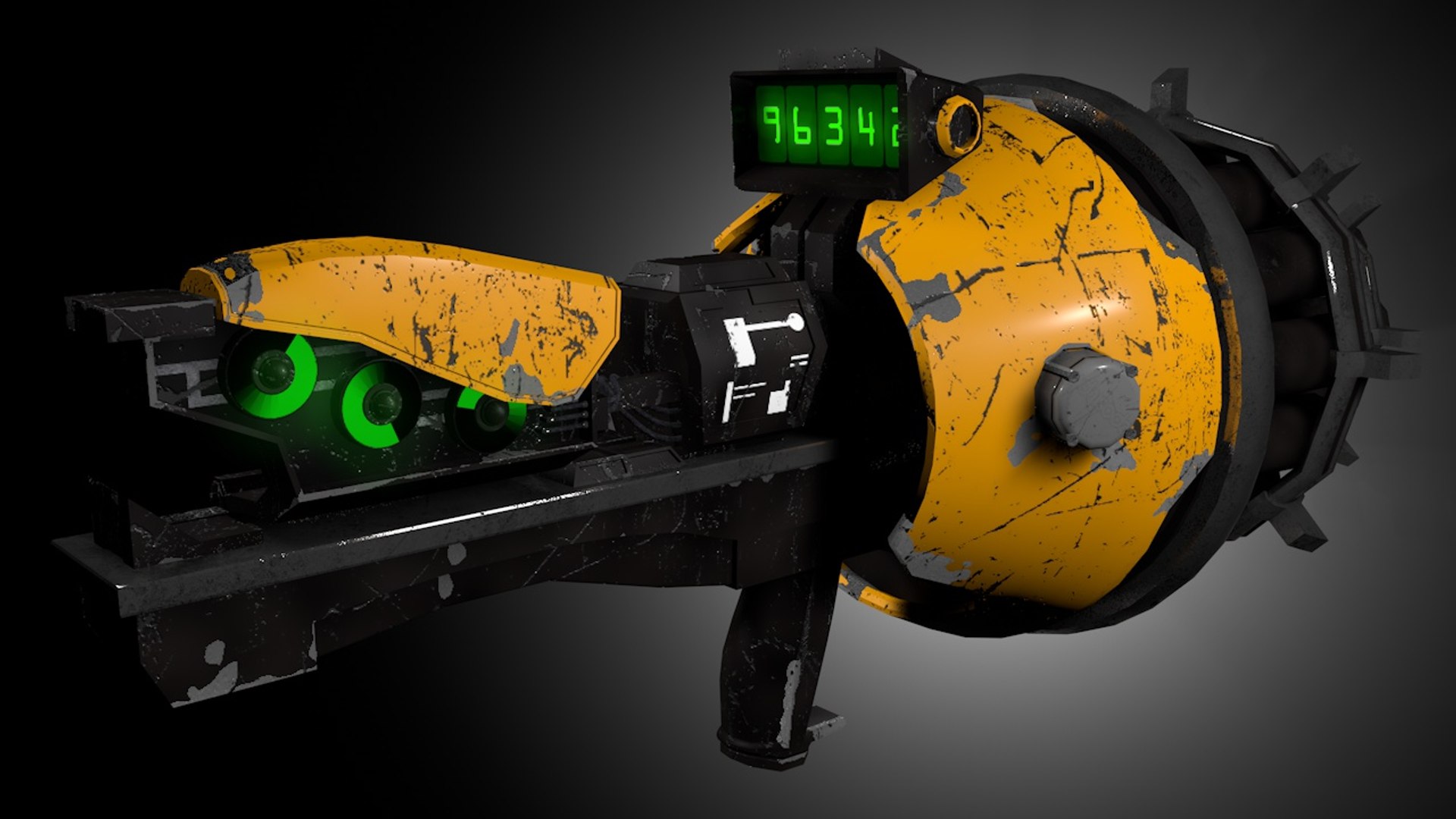 Ryno V Gun Model - TurboSquid 1384958